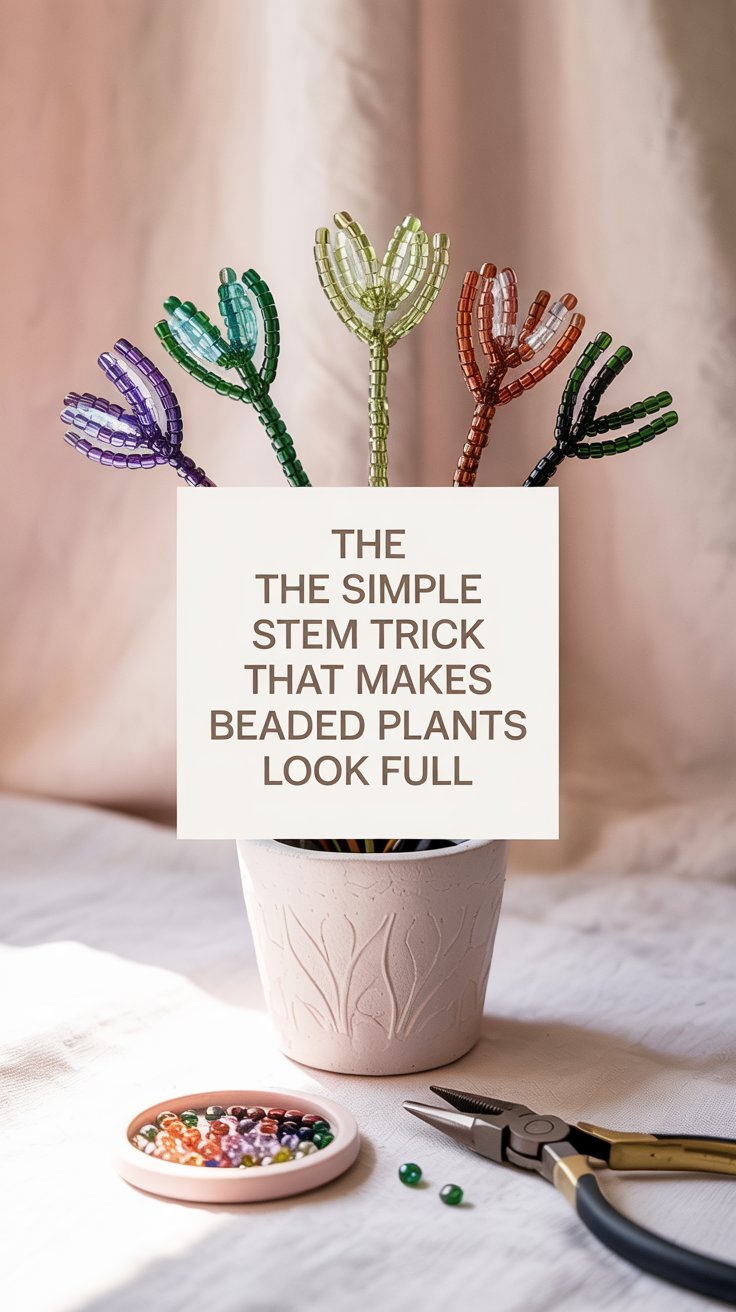 How to Make a Beaded Plant: - Jane Blog It