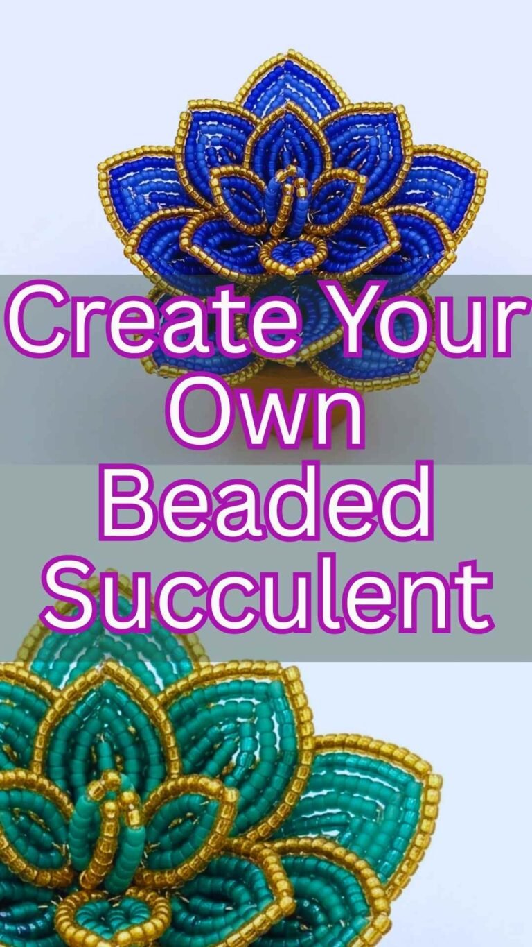 DIY Beaded Succulent: Create Your Own Stunning Plant Decor - Jane Blog It
