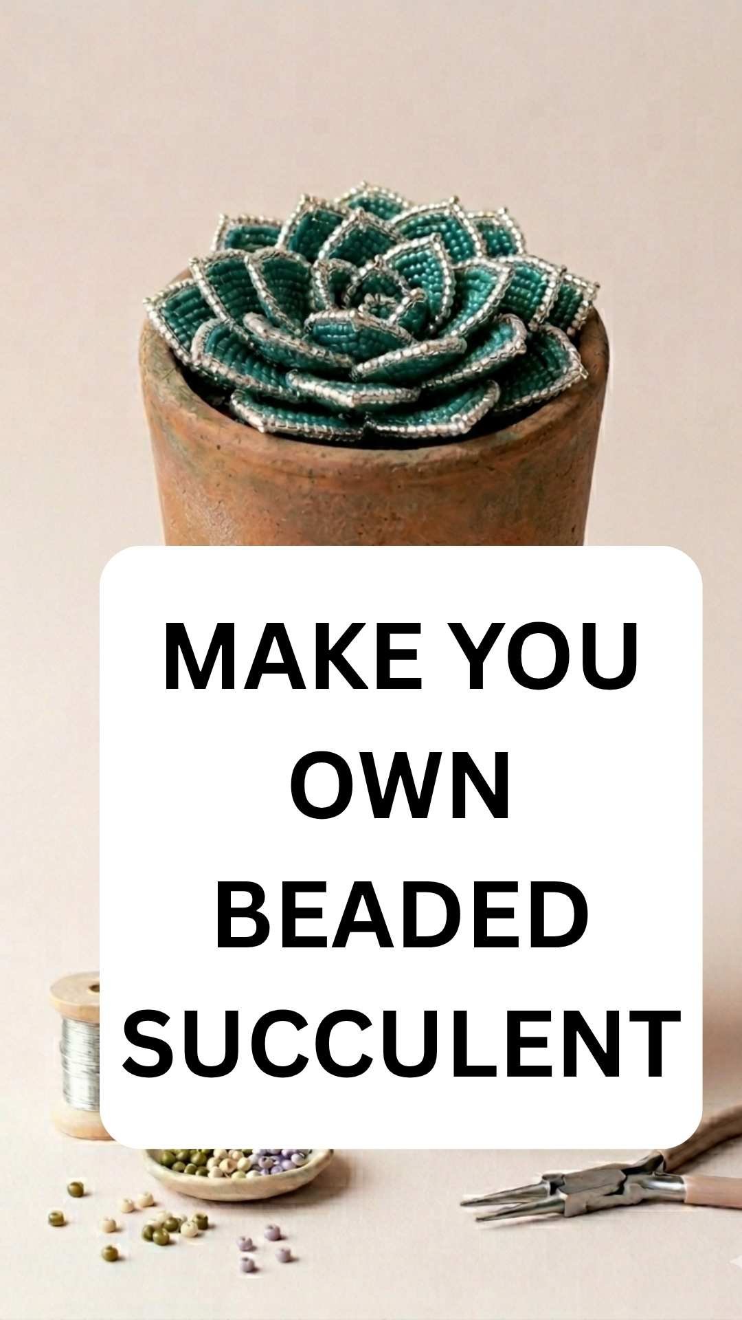 DIY Beaded Succulent: Create Your Own Stunning Plant Decor - Jane Blog It