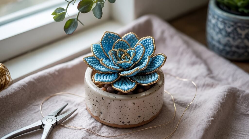 DIY Beaded Succulent: Create Your Own Stunning Plant Decor - Jane Blog It